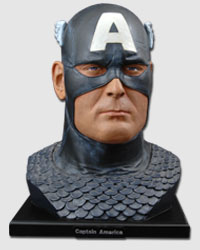 DYNAMIC FORCES® - ALEX ROSS' CAPTAIN AMERICA MINI-HEAD BUST