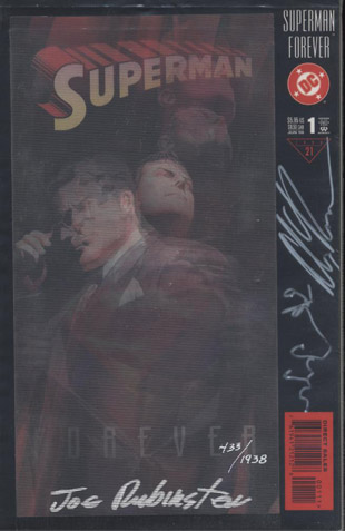 DYNAMIC FORCES® - SUPERMAN FOREVER #1 LENTICULAR COVER RE-MARKED ...