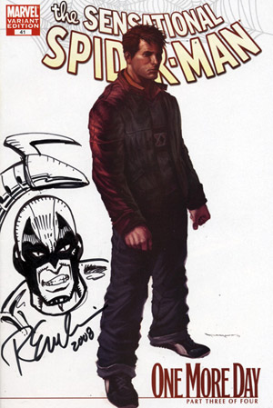 DYNAMIC FORCES® - SENSATIONAL SPIDER-MAN #41 WITH SCORPION REMARK BY ...