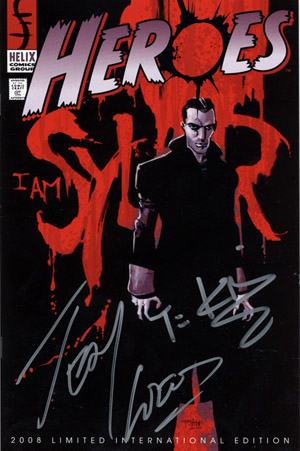 DYNAMIC FORCES® - HEROES 2008 LIMITED INTERNATIONAL EDITION RED COVER - SIGNED BY TIM KRING AND ...