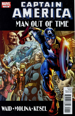 DYNAMIC FORCES® - CAPTAIN AMERICA: MAN OUT OF TIME #1 - SIGNED BY MARK WAID
