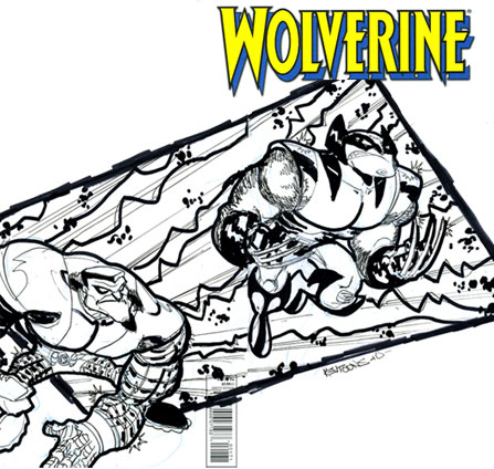 DYNAMIC FORCES® - WOLVERINE #1 WITH A FASTBALL SPECIAL REMARK BY KEVIN ...