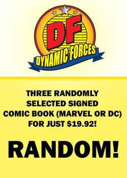 DYNAMIC FORCES® - THREE RANDOMLY SELECTED SIGNED COMIC BOOKS (MARVEL OR ...