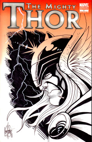 DYNAMIC FORCES® - THE MIGHTY THOR #1 - WITH THOR REMARK BY KEN HAESER!