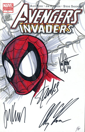 DYNAMIC FORCES® - AVENGERS/INVADERS DF AUTHENTIX EDITION- SIGNED BY ...