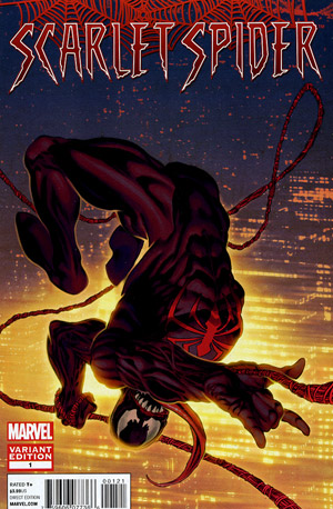 DYNAMIC FORCES® - SCARLET SPIDER (1:50) VENOM VARIANT!