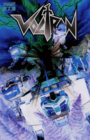 DYNAMIC FORCES® - VOLTRON #2 - (1:25) "NEGATIVE EFFECT ART" RETAILER ...
