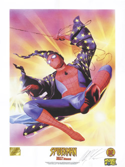 DYNAMIC FORCES® - AMAZING SPIDER-MAN IN WIZARD HAT LITHOGRAPH - SIGNED ...