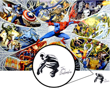 DYNAMIC FORCES® - MARVEL MILLENNIUM MOMENTS LITHOGRAPH BY JOHN ESTES ...