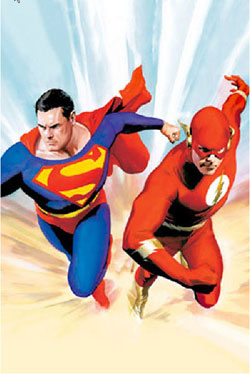 DYNAMIC FORCES® - SUPERMAN VS. THE FLASH TRADE PAPERBACK